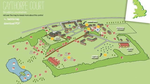 Caythorpe Court Interactive Centre Map